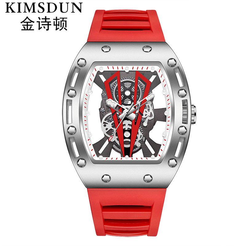 KIMSDUN Brand Fashion Sports Hollow Waterproof Quartz Men's Watch ...
