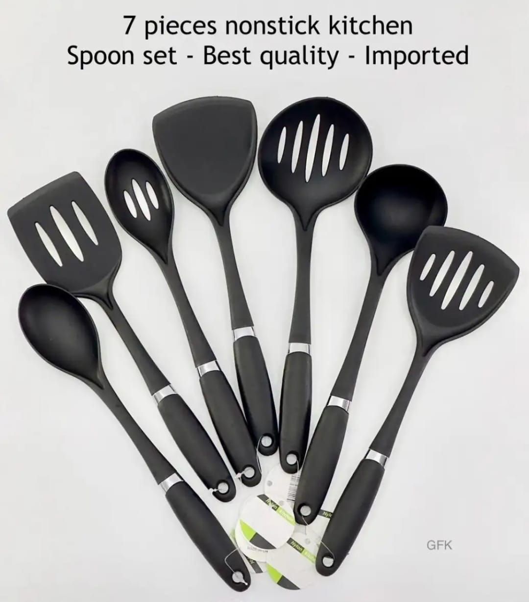 Buy Nonstick Spoon 7 Pcs Set Kitchen Utensils