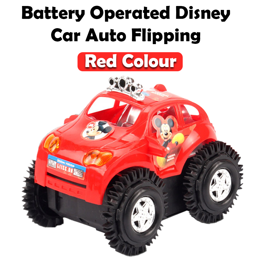 Battery Operated Disney Auto Flipping Stunt Rolling Car | Daraz.lk