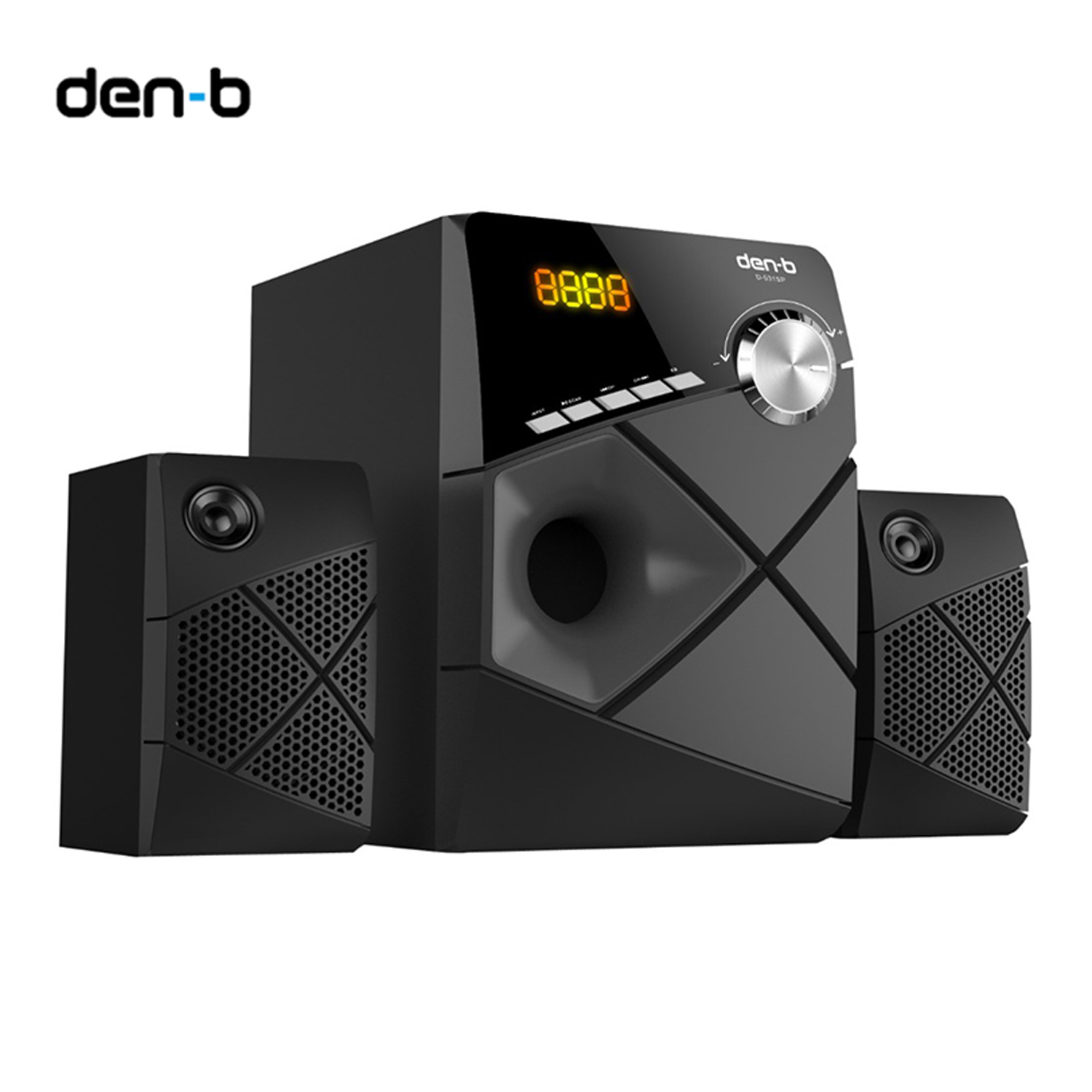 Original Den-B D-531SP 2.1 Subwoofer Wireless Bluetooth Subwoofer ...