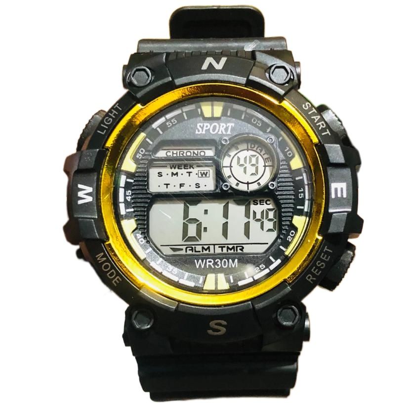 Boys Sport Digital Watch Blue Gold Black Silver Red White Color Watches ...