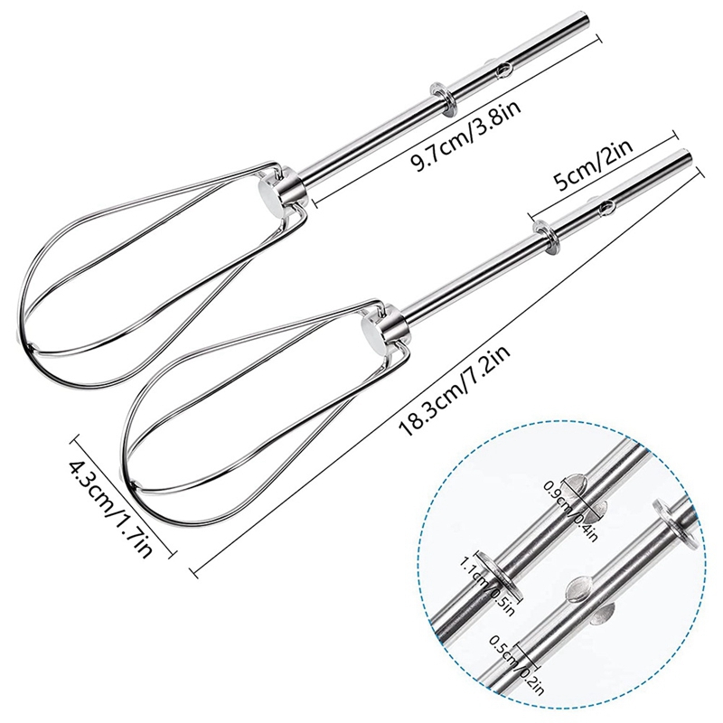 Mixer Replacement Beaters For Hand