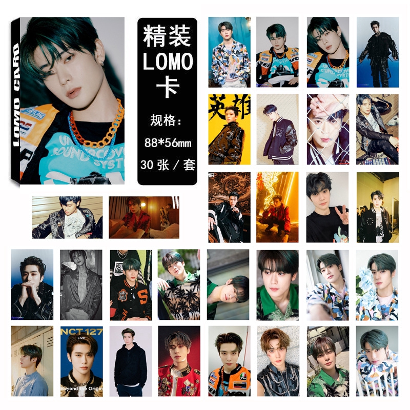 （New）30pc/box Kpop NCT Dream Wayv Nct127 Paper Lomo Photo Card Ten Luca ...