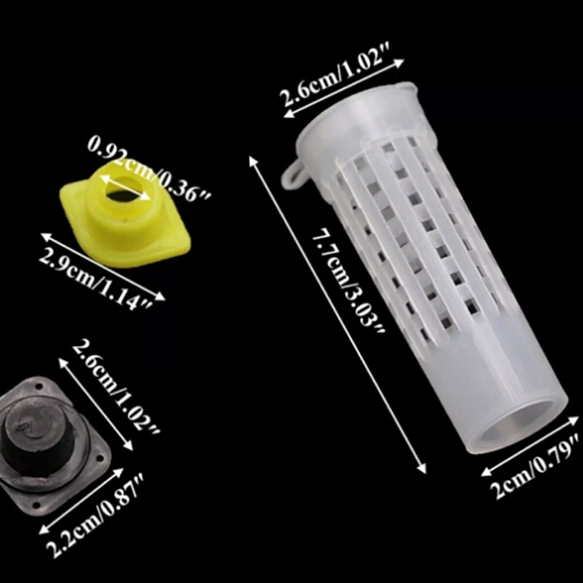 Plastic Queen Bee Rearing Cup Kit Queen Bee Cages Beekeeping Tool Queen ...