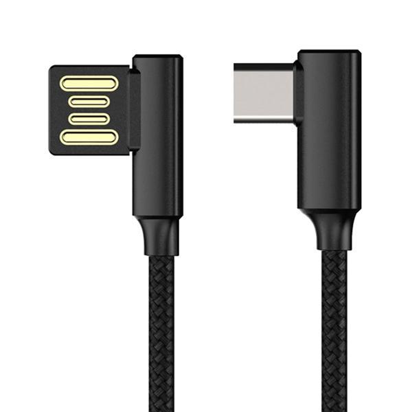 【Best】Type C 90 Degree Cable 1.8M Black | Daraz.lk