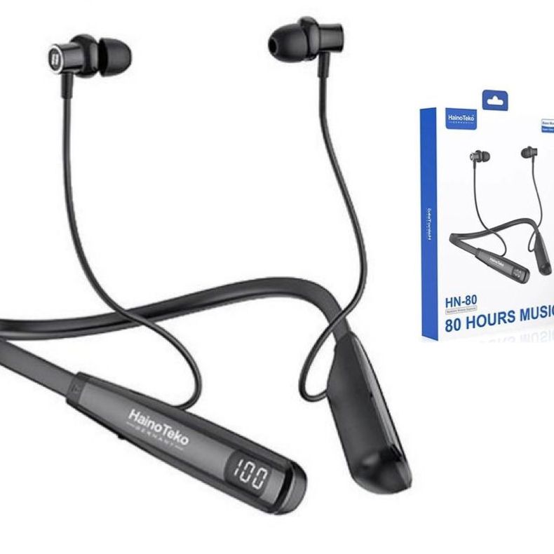 Haino Teko HN 80 Wireless Bluetooth Neckband Earphone | Daraz.lk