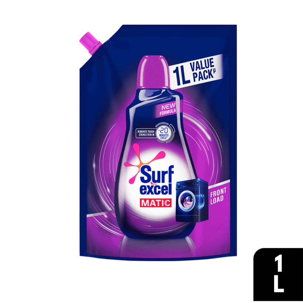 Surf Excel Matic Front Load Liquid Detergent Pouch 1L | Daraz.lk