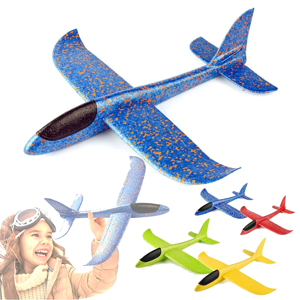 48cm Big Size Hand Launch Glider Flying Plane Airplane toy plane hand ...