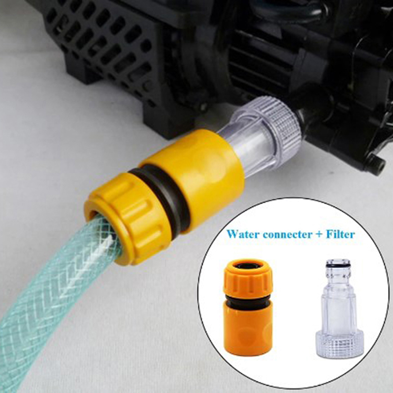 Water Connector +filter Accessories Car Washer Adapter Pressure Washer ...