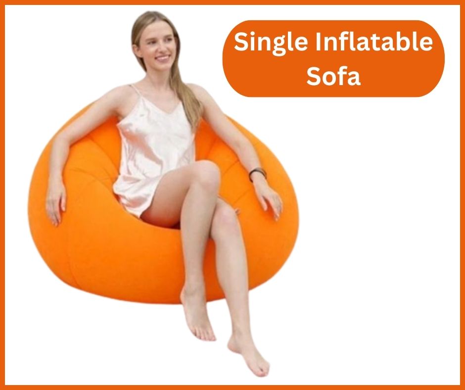Inflatable Sofa Single Inflatable Chair, Air Sofa Inflatable Lazy Sofa ...