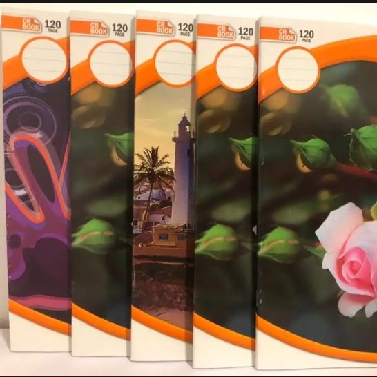 Atlas Single Ruled CR Books 120 Page Book Set (5 Books) | Daraz.lk