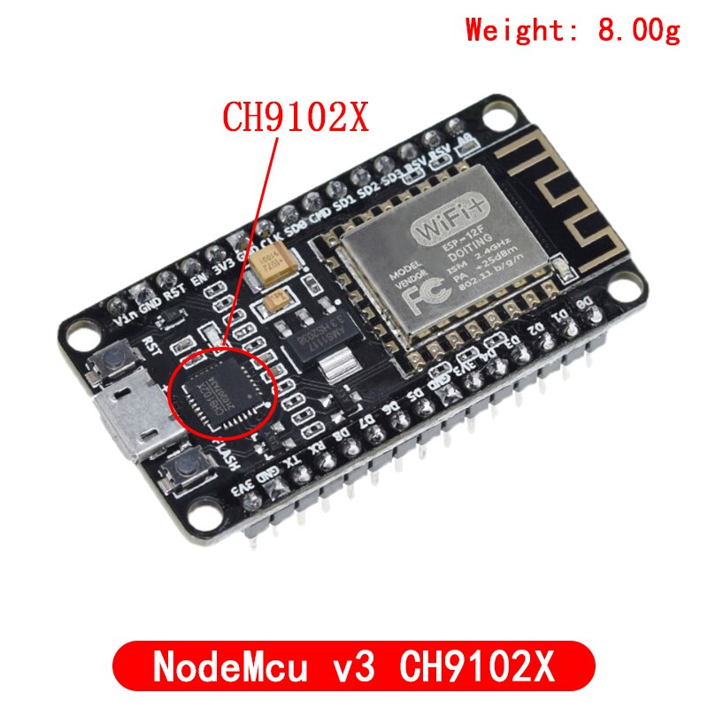 Wireless Module CH340/CP2102/CH9102X NodeMcu V3 V2 Lua WIFI Internet of Things Development Board ...