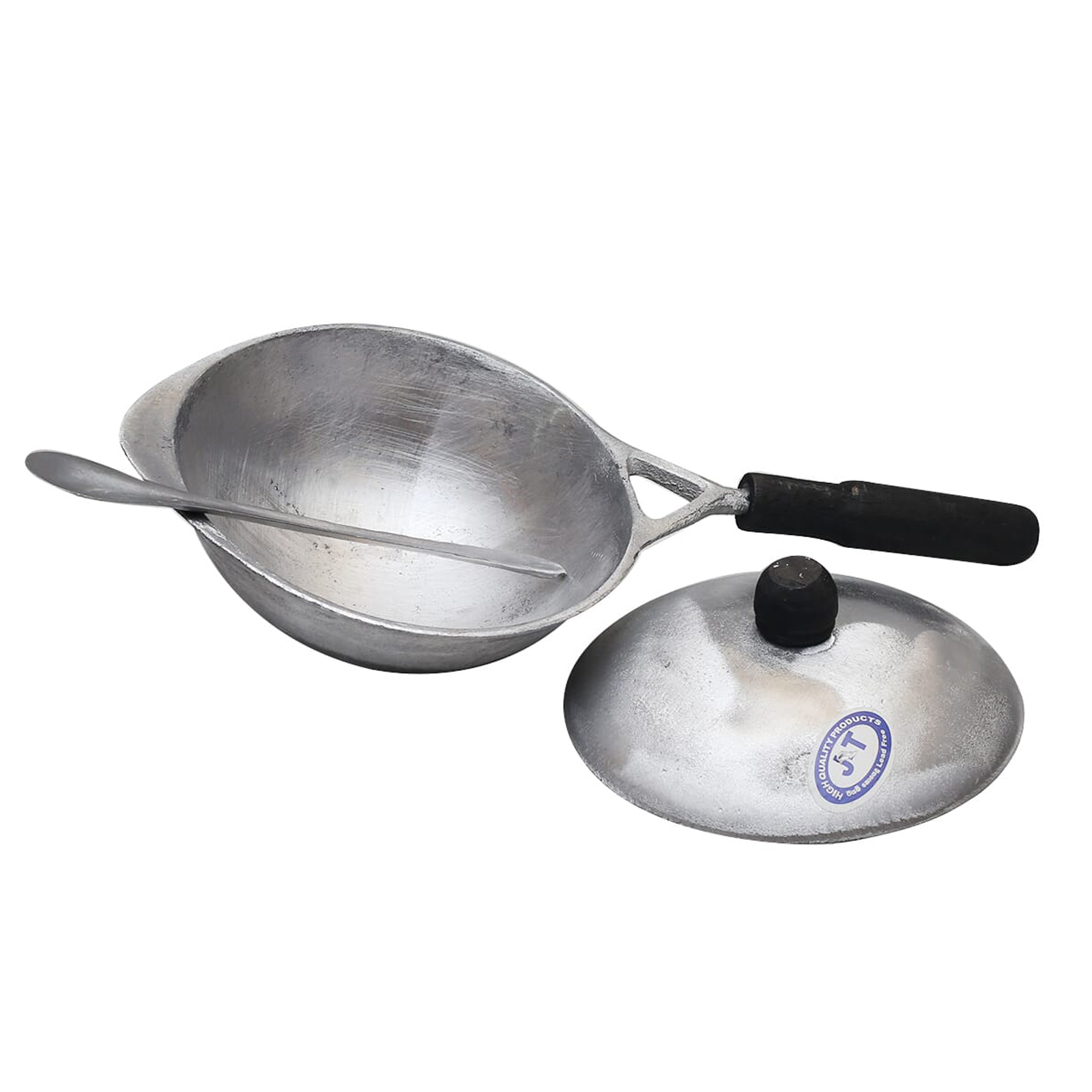 Hopper pan Hoppers Pan With Wooden Handle Ceylon Traditional Appam ...