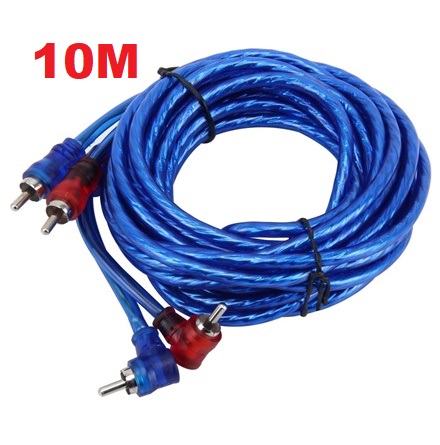10M Car Amplifier Cable Installation Wiring RCA Copper Wire Vehicle ...