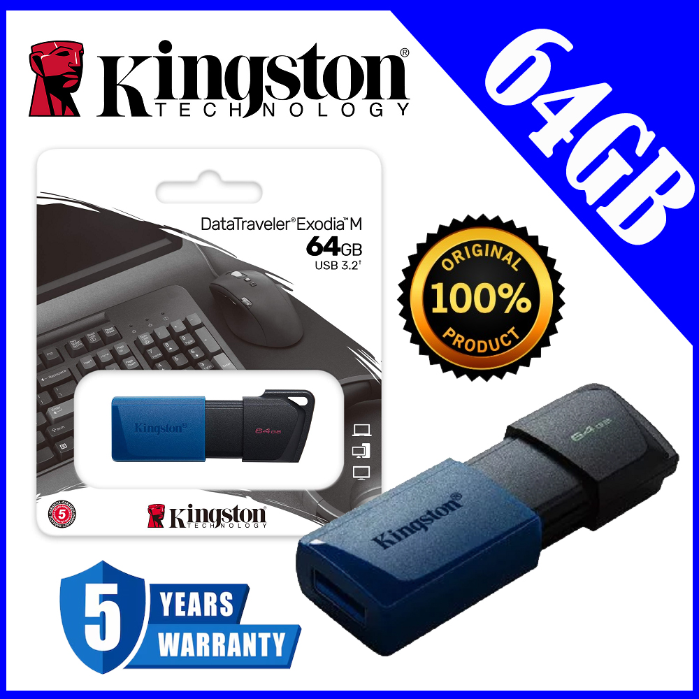 Kingston Original 64GB 128GB 256GB DTXM Exodia M USB Pen Flash Drive ...