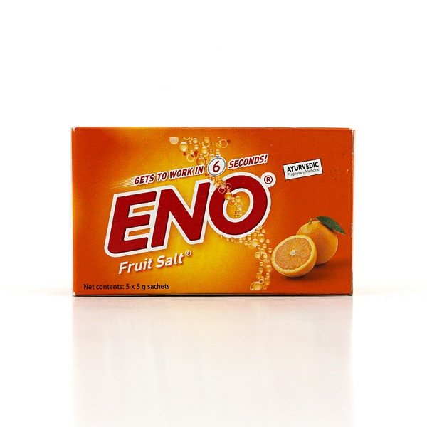 Eno Orange Flavour 5 Sachets - Effervescent Indigestion Relief Pack ...