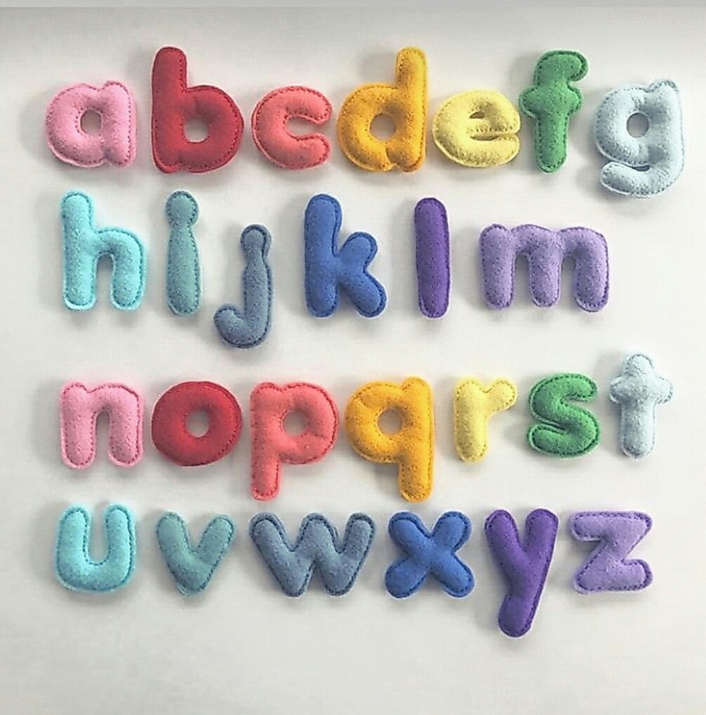 Felt Simple/ Lower case Alphabet Letters. | Daraz.lk