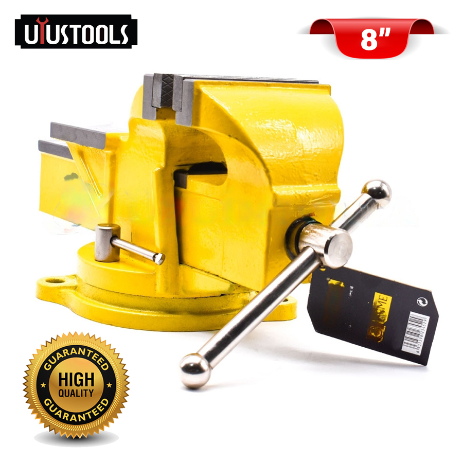 Bench vice 8" rotatable swivel base bench vise UYUS brand TOB008 | Daraz.lk