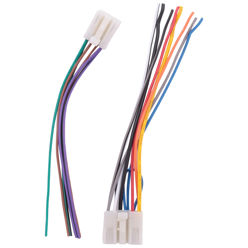 Universal Stereo Cd Player Wiring Harness for // Wire Adapter Radio ...