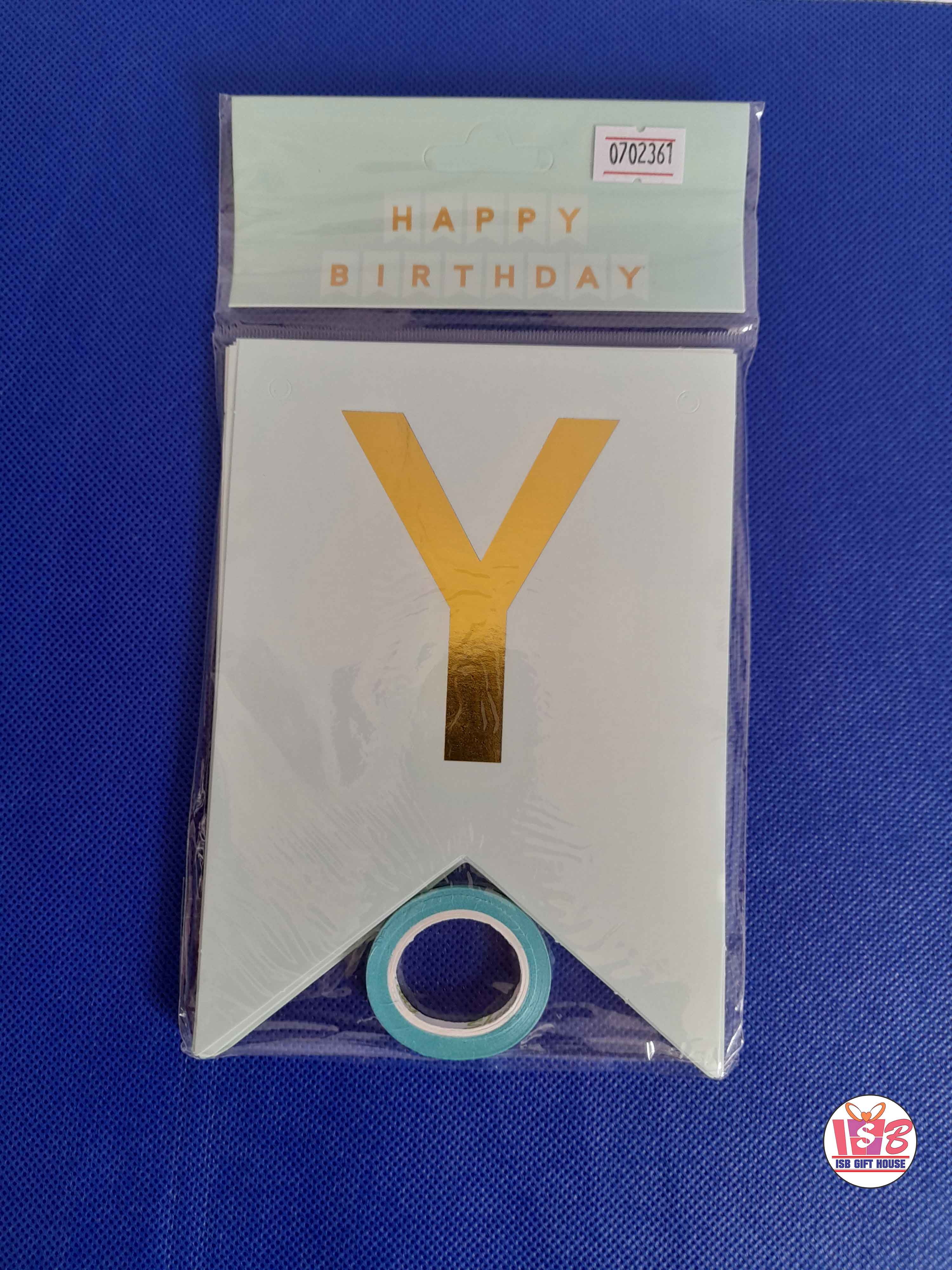 Happy Birthday Banner, Paper Bunting Garland Banners Flags Happy ...