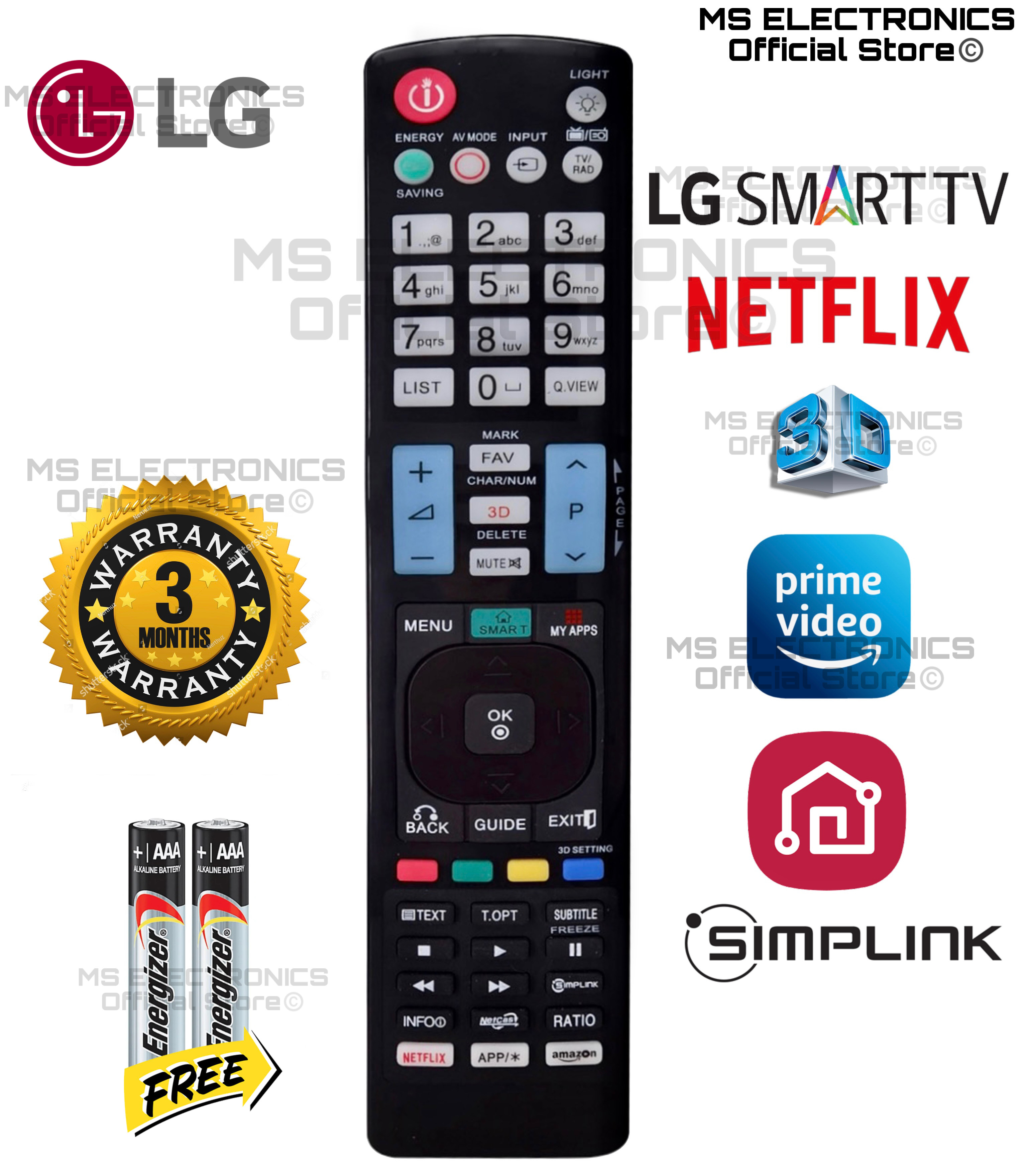 LG LED Smart TV Remote Controller | Daraz.lk
