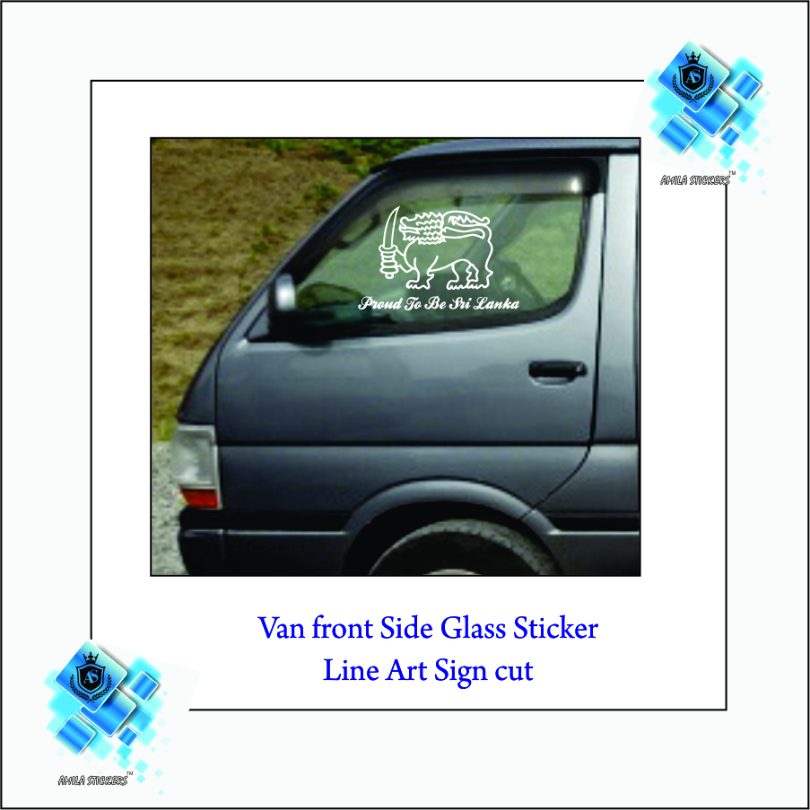 Van Glass Sticker Srilankan | Daraz.lk