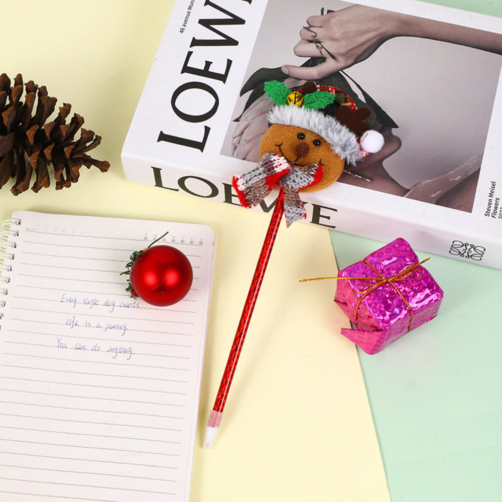 Cute Decoration Christmas Pen Collectible Cartoon Design Ballpoint Ink ...