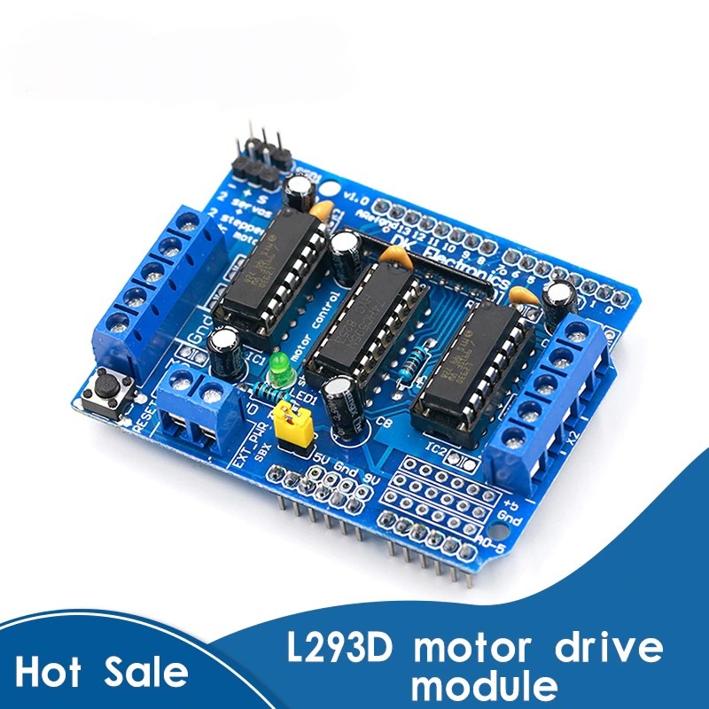 Arduino සඳහා L293D මෝටර් රියදුරු ෂීල්ඩ් | Daraz.lk
