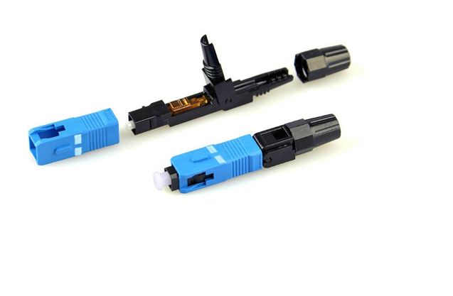 1Pcs SC UPC Cold Connector SC Quick Connector FTTH Fiber Optic Single ...