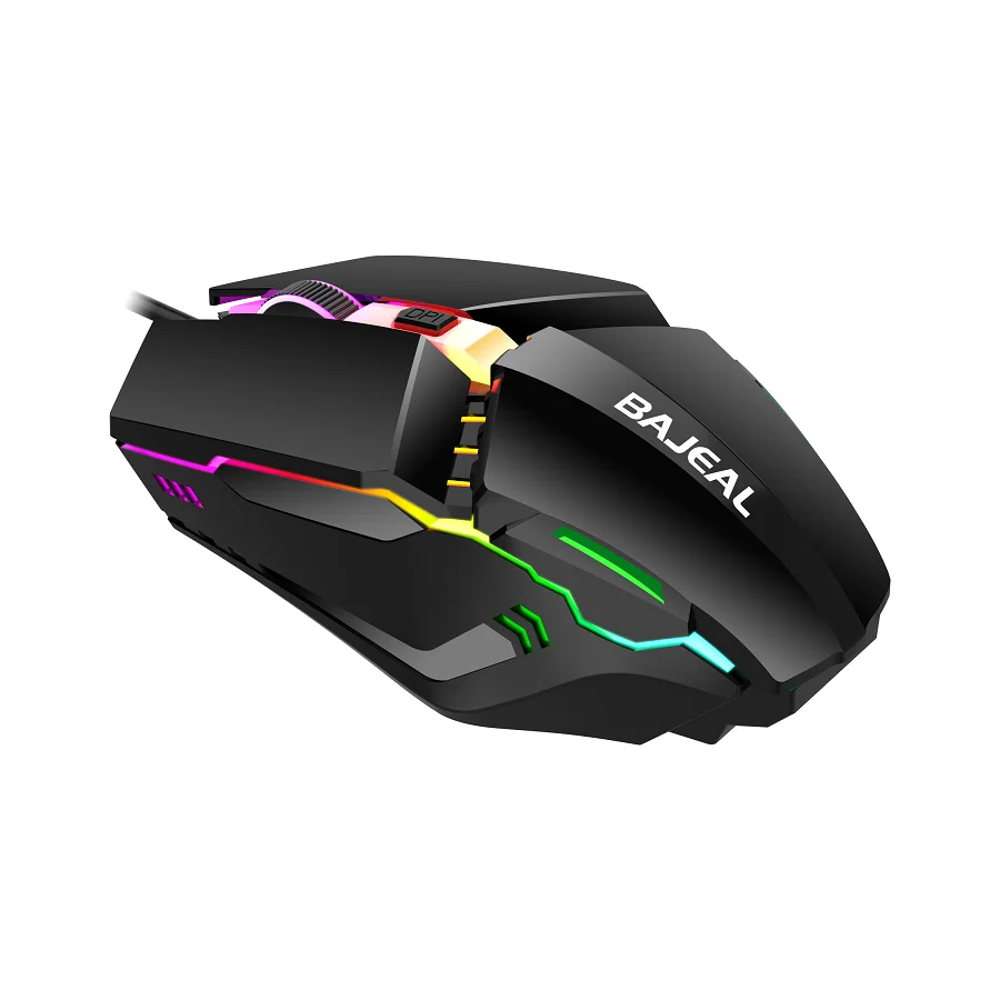 BAJEAL D11 Gaming Mouse RGB Breathing Light 4 Buttons Wire High Quality ...