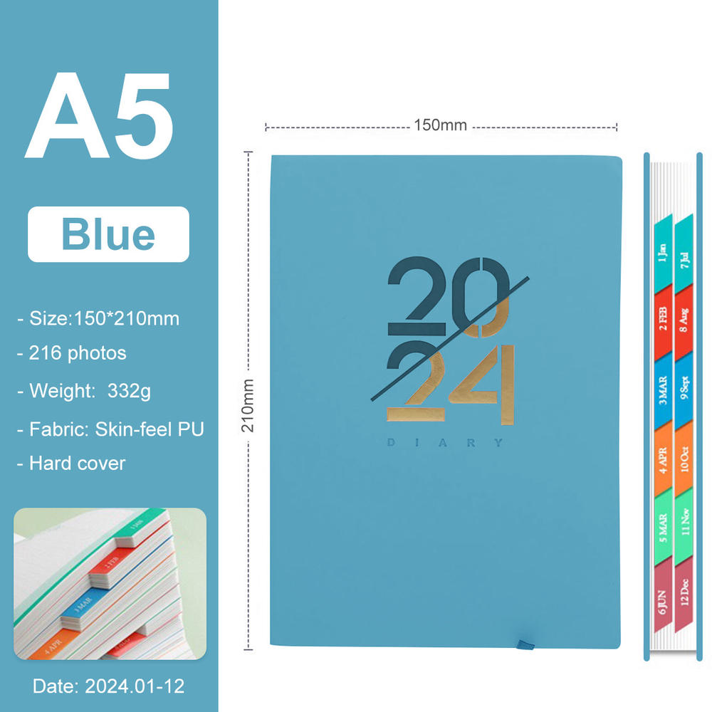 2024 Weekly Planner Spiral Bound 2024 Planner Spiral Bound Calendars ...