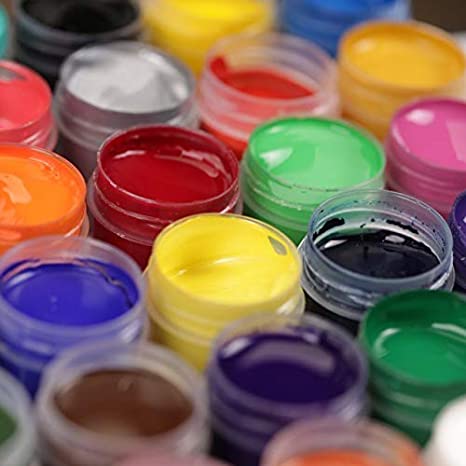 Fabric Paint with color Palette (Textile) 6pc 25ml | Daraz.lk