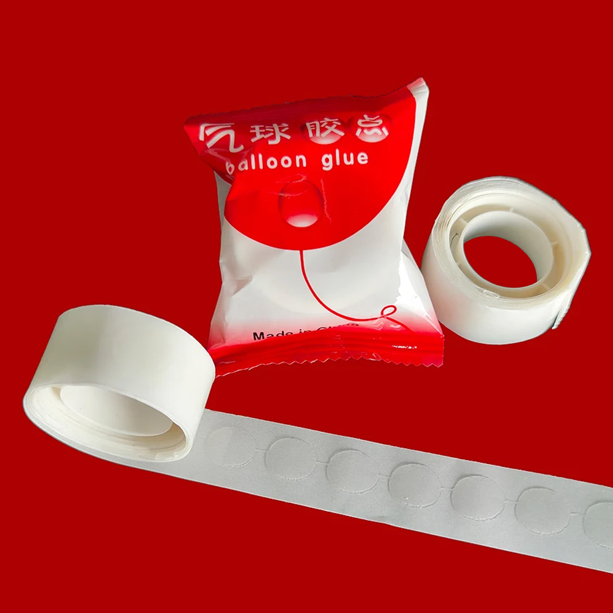 100 Points Balloon Attachment Glue Dot Attach Balloons to Ceiling or ...