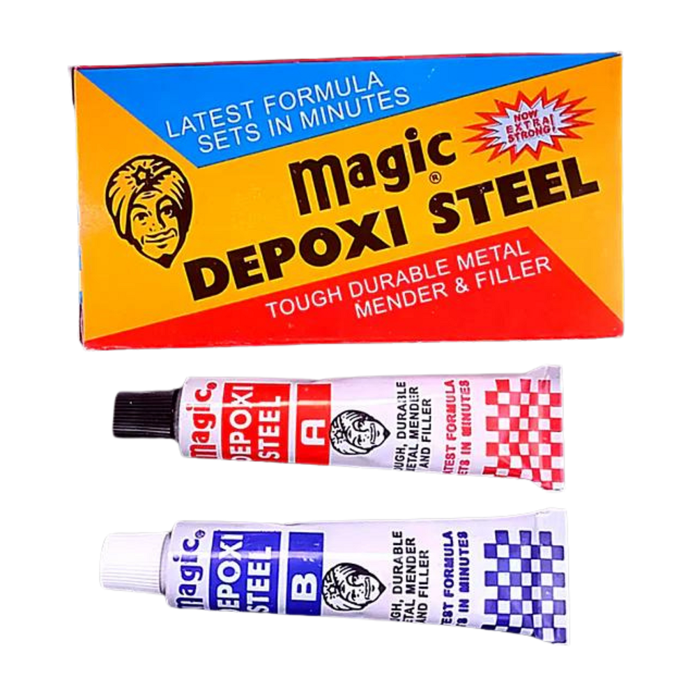 Strong Metal Repair Glue Magic Depoxi Steel Economy Pack High Strength ...