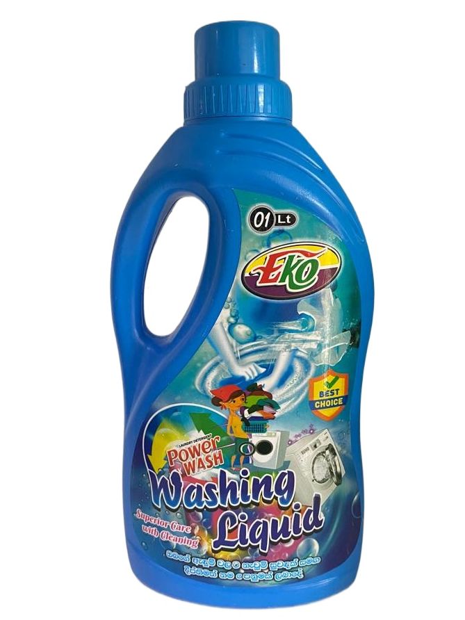 Washing Machine Liquid Cloth Cleaning Laundry Detergent 1L EKO Chemical ...