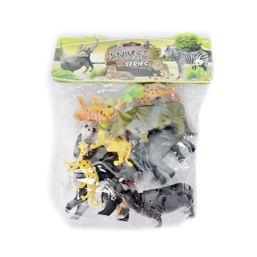 Wild Animals Series Set Toy "Made In Rubber" ( 13 Pieces) | Daraz.lk
