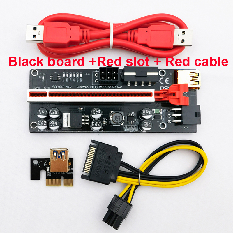 PCIE Riser 009S Plus Video Card Extension Cable Adapter PCI Express ...