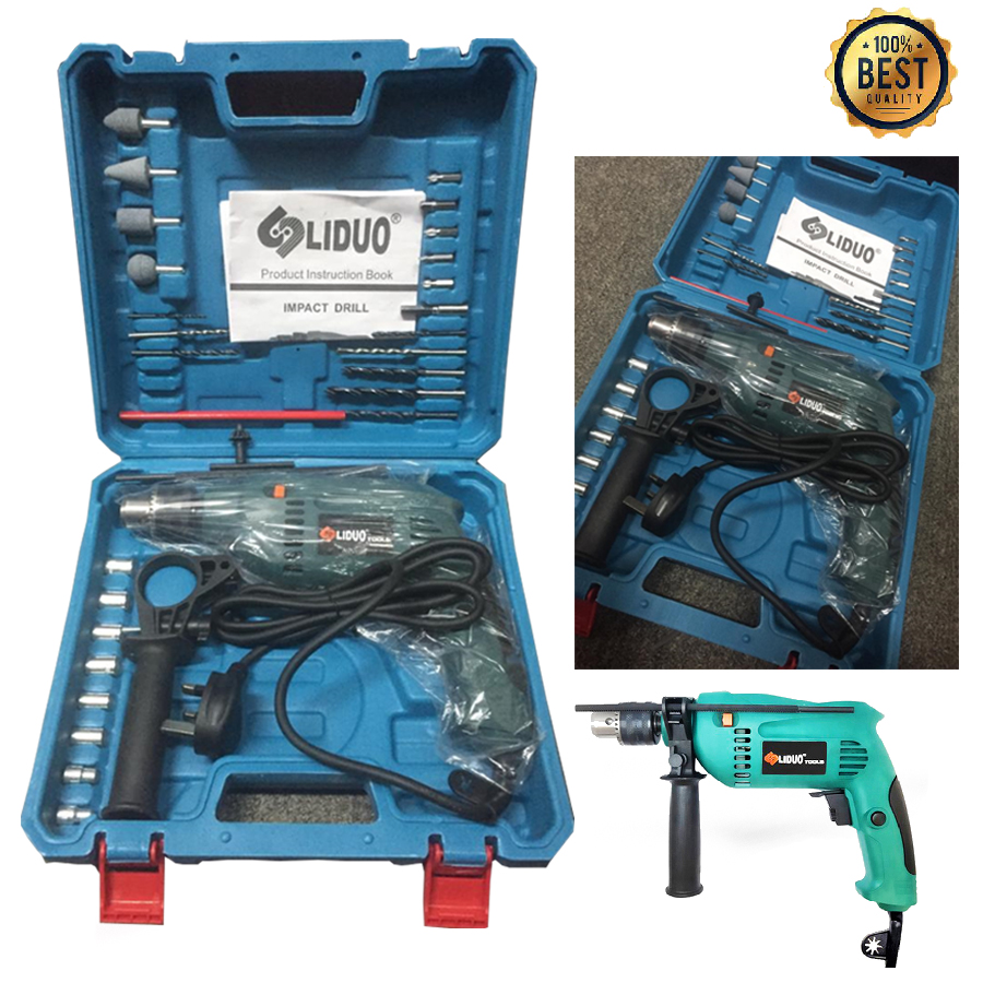 High Power 750w Drill Machine with Drill bit sets Dual side rotate with ...