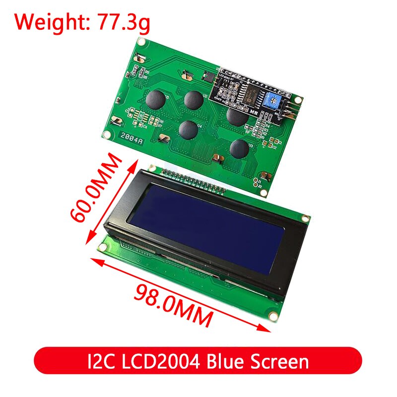 LCD Module Blue Green Screen For Arduino 0802 1602 2004 12864 LCD Character UNO R3 Mega2560 ...
