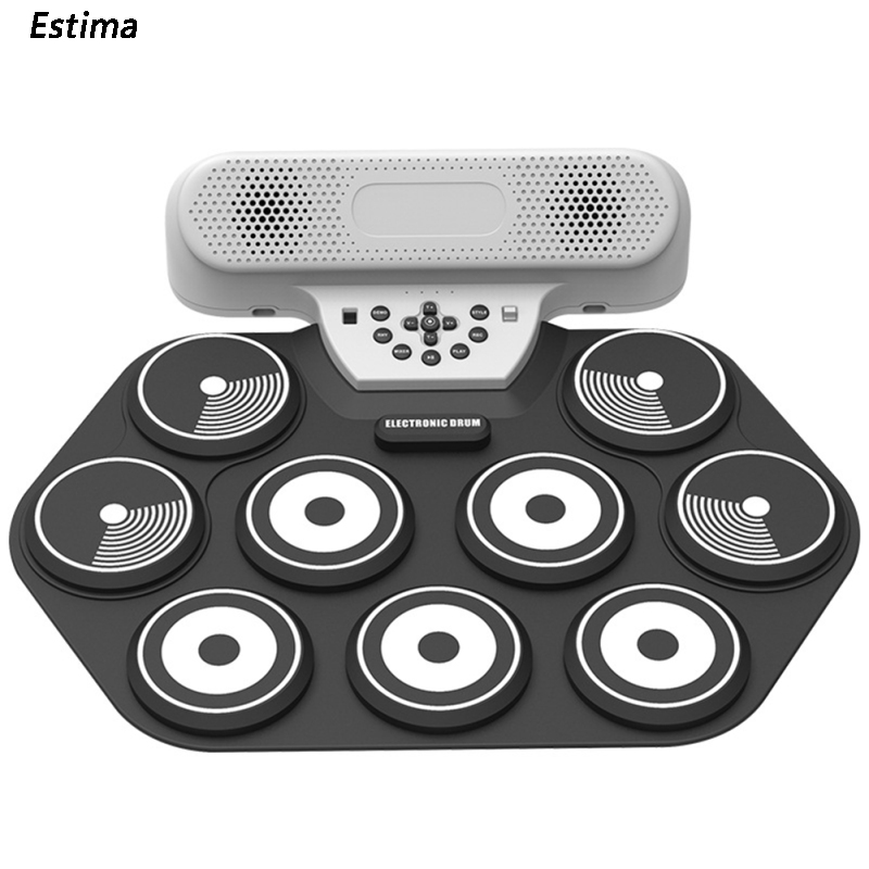 Roll Up Drum Dual Speaker Large Volume Rechargeable Dtx Games ...