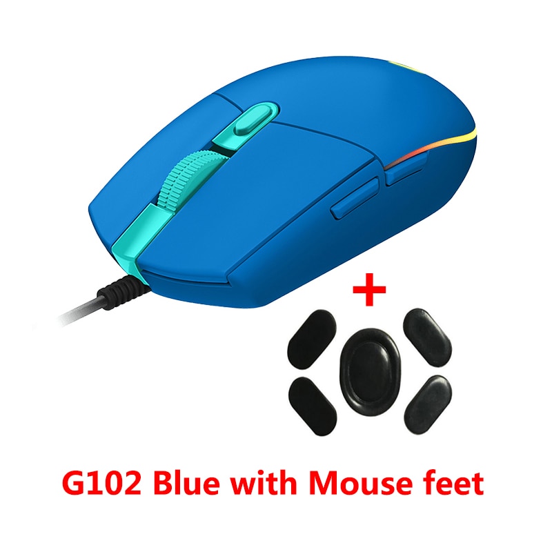 Logitech G102 Lightsync Wired Gaming Mouse Backlit Mechanica Side ...