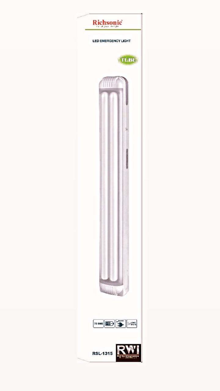 Richsonic 70 SMD LED Emergency Rechargeable Light RSL 1315 (TUBE ...