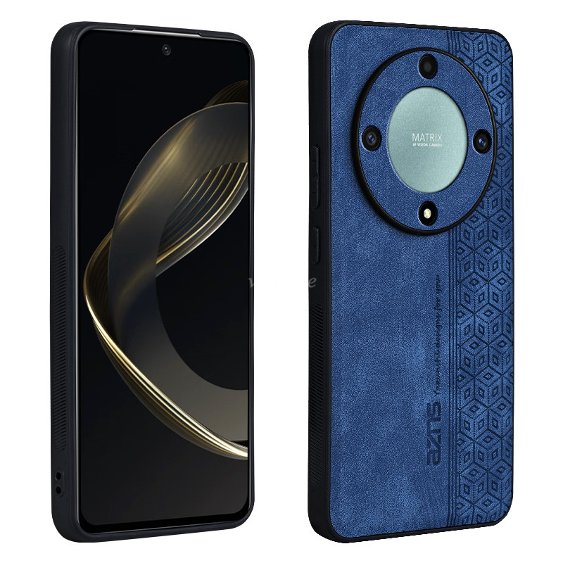 Vantime for Honor X9b 5G Case Soft PU Leather Camera Protect Matte Back ...