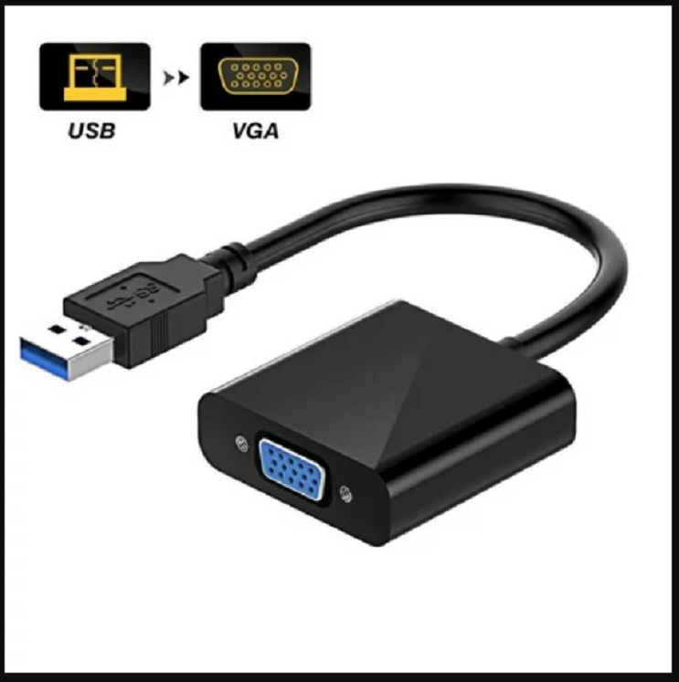 USB 3.0 To VGA External Graphic Card Video Converter Adapter For Win7/8 ...