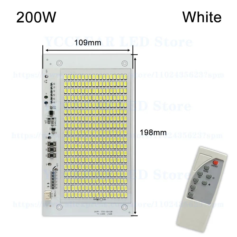 LED Light Board White 20W 40W 60W 100W 200W SMD 5730 Solar Light Source ...