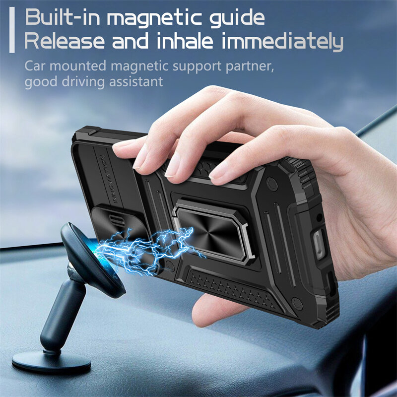 Case for Samsung Galaxy A33 5G with Camera Cover and Kickstand，Built-in ...