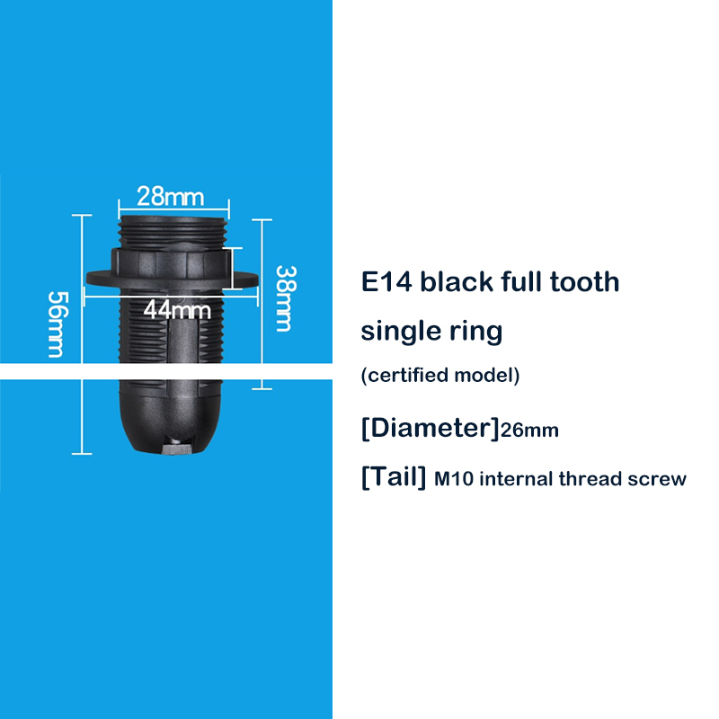 Led Light Bulb Lamp Base Head Power Holder AC Lampholder E14 E27 M10 ...