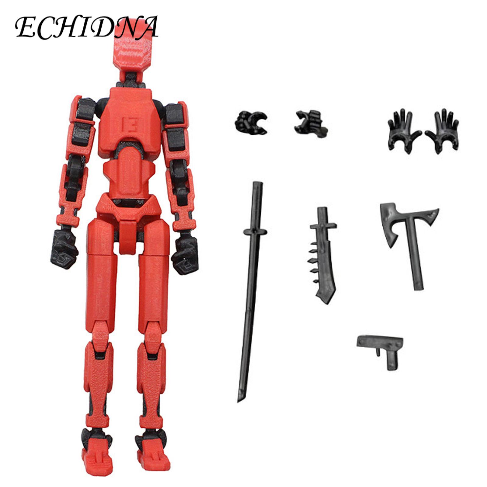 3d Printed Robot Model Transforming Robot Action Figure with Weapon ...