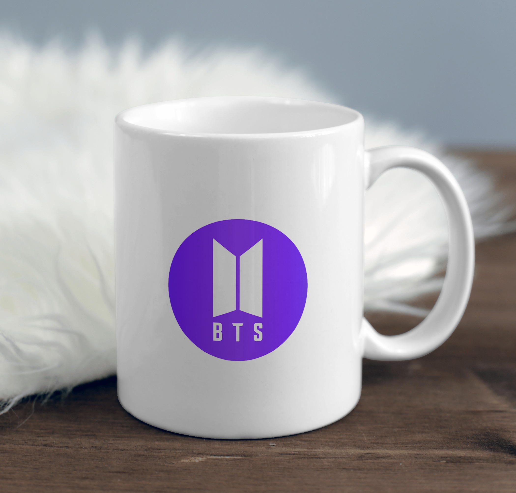 BTS MUG | Mug for BTS Lovers | BTS Logo Photo Mug | Daraz.lk