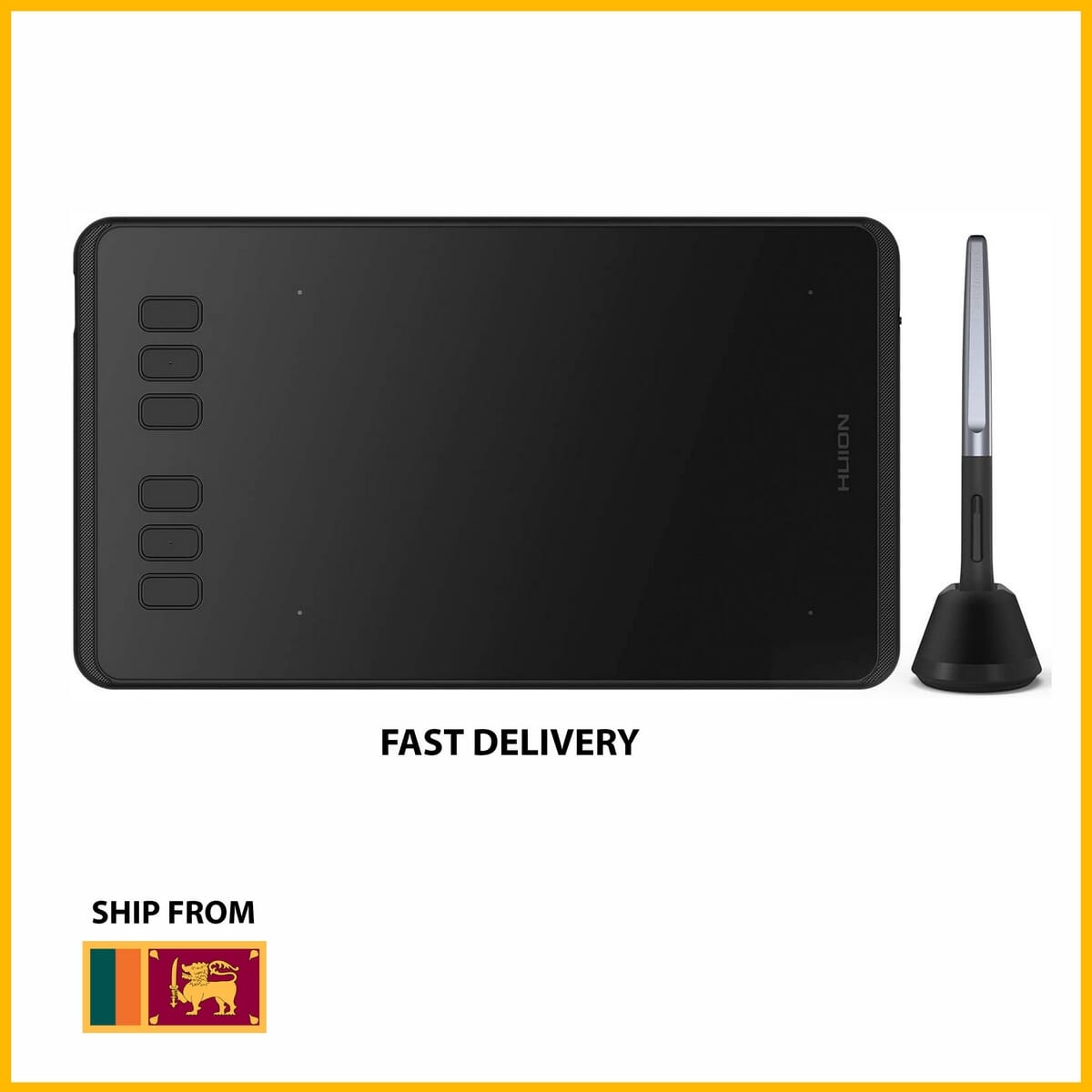 HUION H640P 6 x 4 inch Ultralight Digital Tablets Graphic Drawing Pen ...